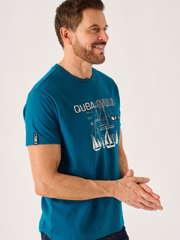Ocean Blue X-Series Nautical Graphic T-Shirt - Monton