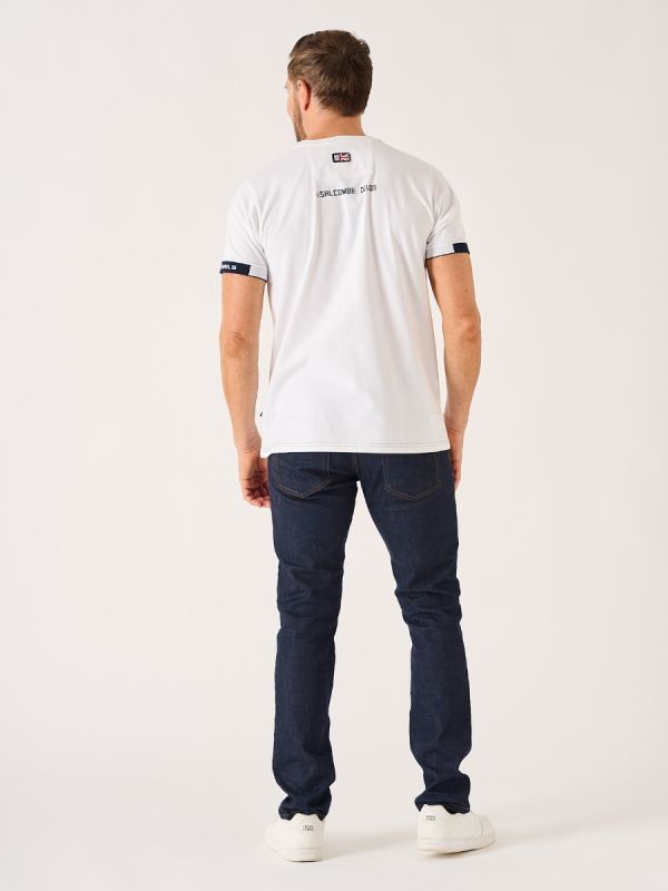 White X-Series Quba Sails Nautical Print T-Shirt - Naylor