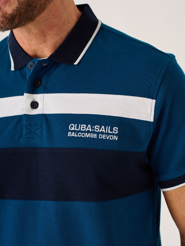 Dark Teal Quba Sails X- Series Polo Shirt - Pico