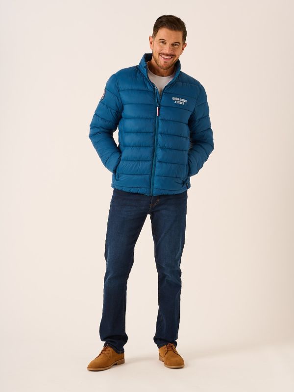 Uberto X Series Lightweight Padded Jacket Dark Teal| Quba & Co