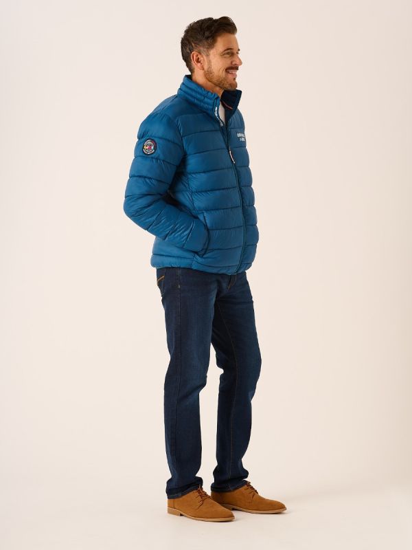 Uberto X Series Lightweight Padded Jacket Dark Teal| Quba & Co