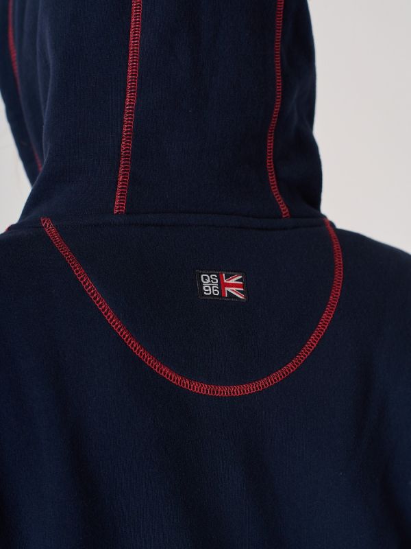 Ladies Deep Navy X-Series Zip Through Hoodie - Yarrow