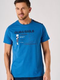 Blue X-Series Quba Sails Boat Design T-Shirt - Nolan