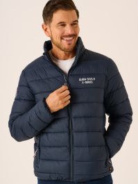 Uberto X Series Lightweight Padded Jacket Navy | Quba & Co